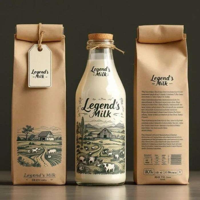 Legends Milk Cart - Farm Fresh Dairy Products
